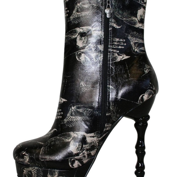 Too Fast | Shoes | Too Fast Anatomy Victorian Boot Steampunk Goth ...